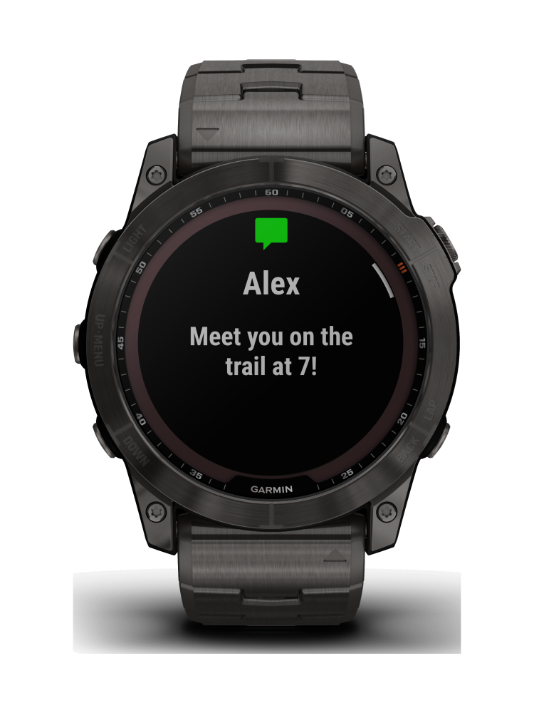 Garmin fenix® 7 fenix 7X Sapphire Solar "Schiefergraues DLC-Titan mit ...