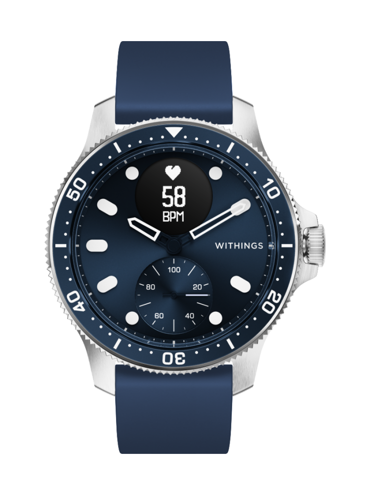 Withings Scanwatch Horizon Hybrid Smartwatch 43mm HWA09-model 7-All-Int ...