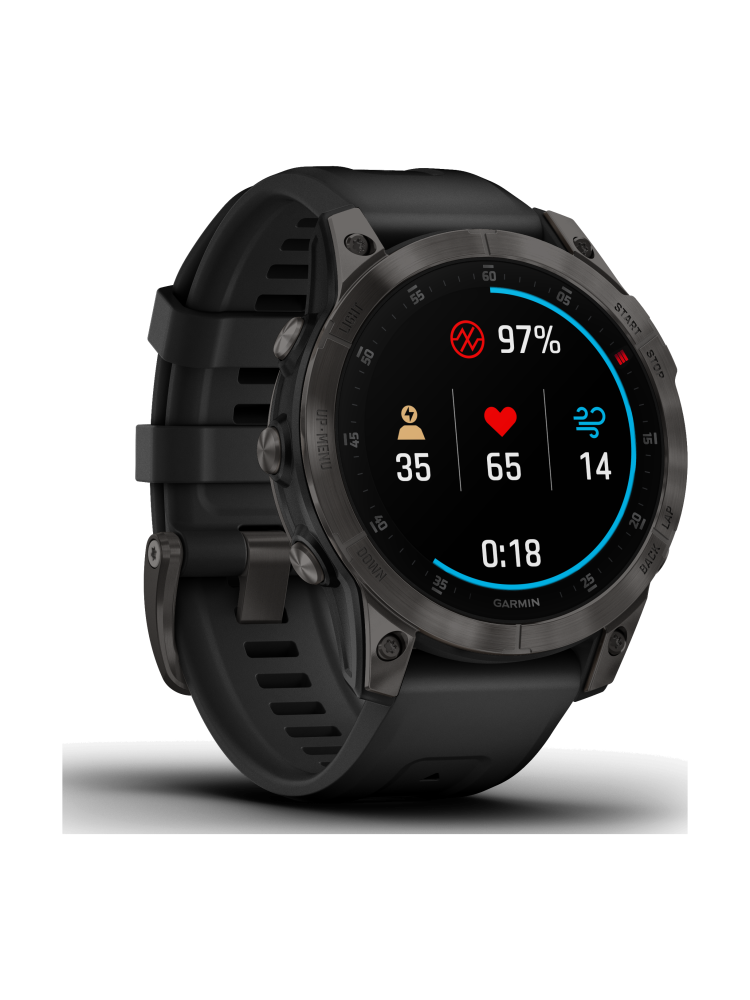 Garmin epix™ (Gen 2) epix "Schwarz/Schiefergrau Titan mit QuickFit ...