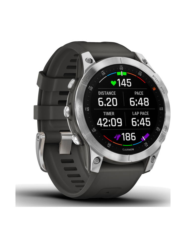 Garmin epix™ (Gen 2) epix "Schiefergrau/Silber mit QuickFit®-Silikon ...