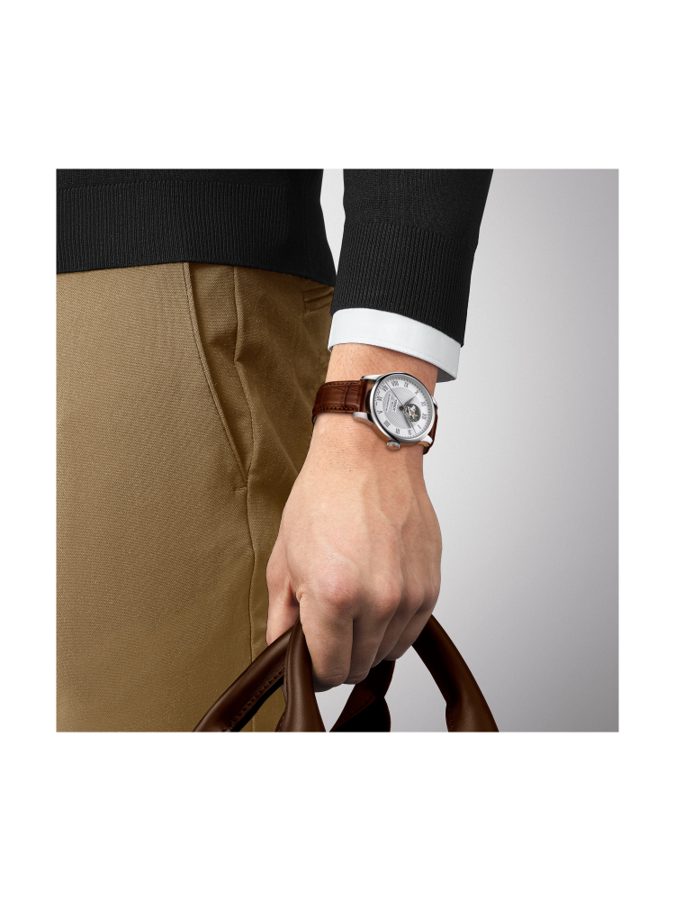 Tissot T-Classic Le Locle Powermatic 80 "Open Heart" T006.407.16.033.01 ...