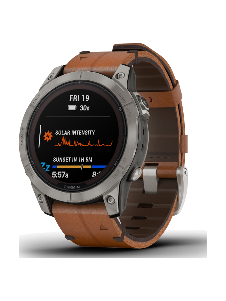 Garmin fenix® 7 PRO fenix 7 PRO - Sapphire Solar Edition "Graphit/Titanium Titan mit QuickFit ...